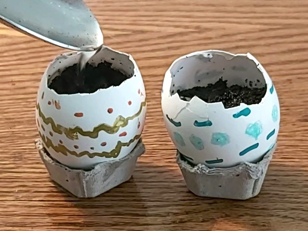 Egg-cellent mini garden - Earth Rangers
