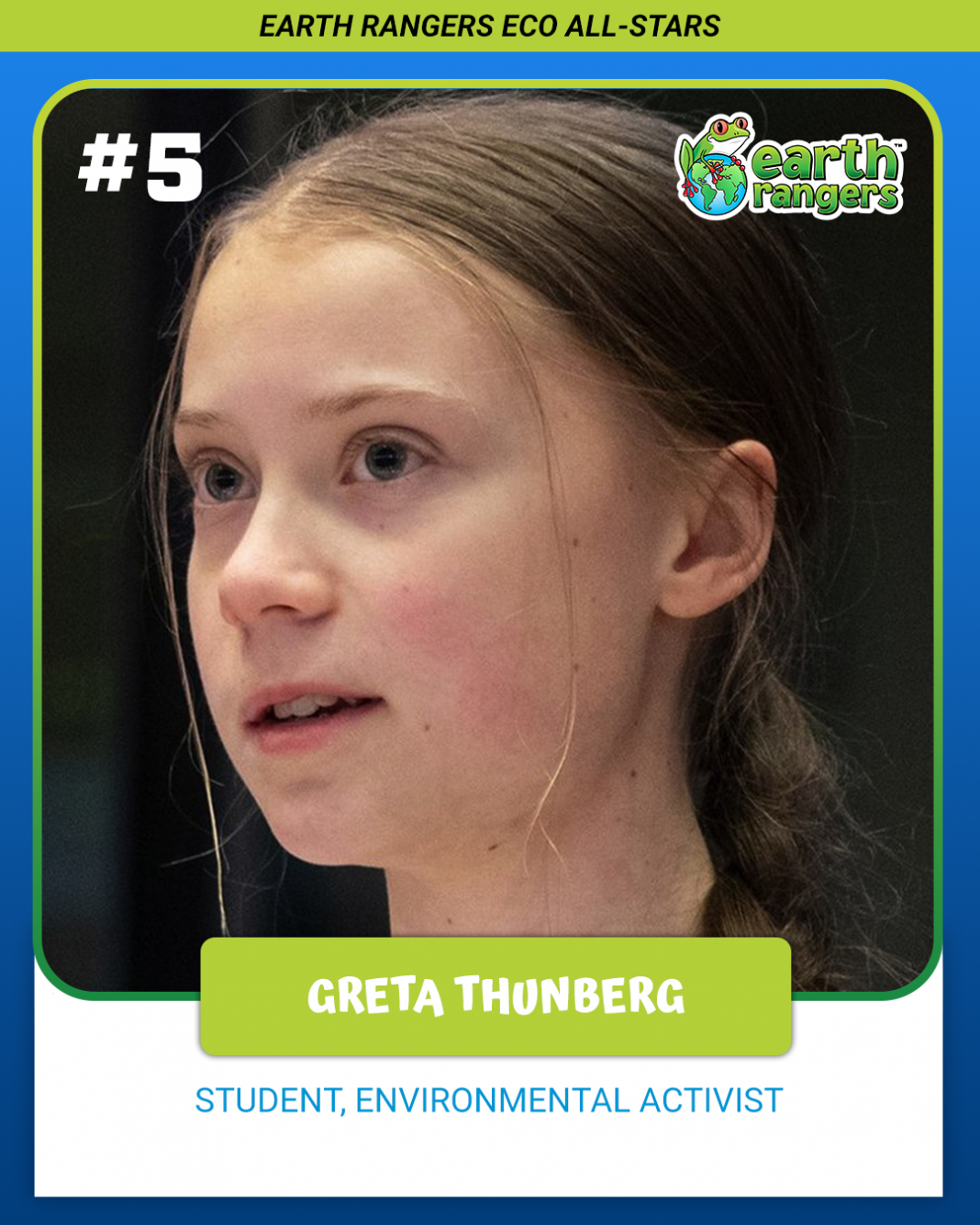 Eco All-Star #5: Greta Thunberg - Earth Rangers