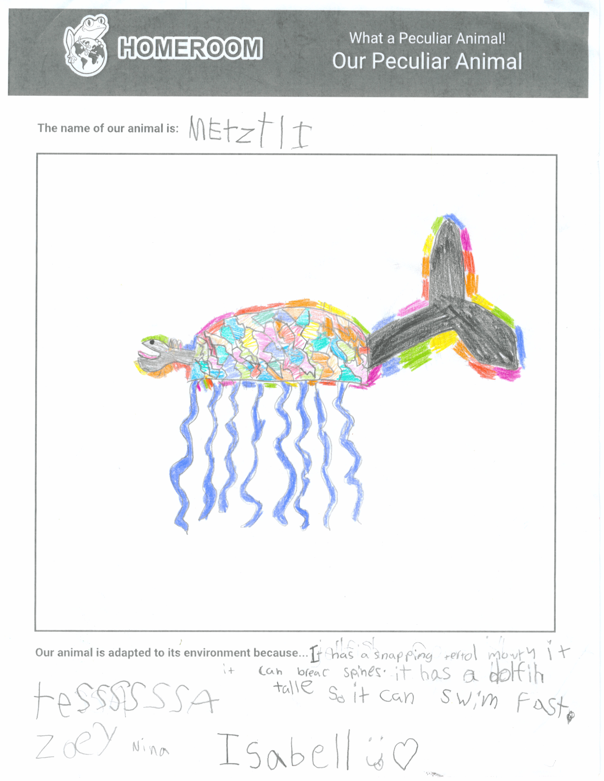 Peculiar Animal Contest Winners - Earth Rangers