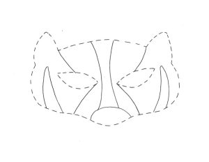 Badger Mask Template - Earth Rangers