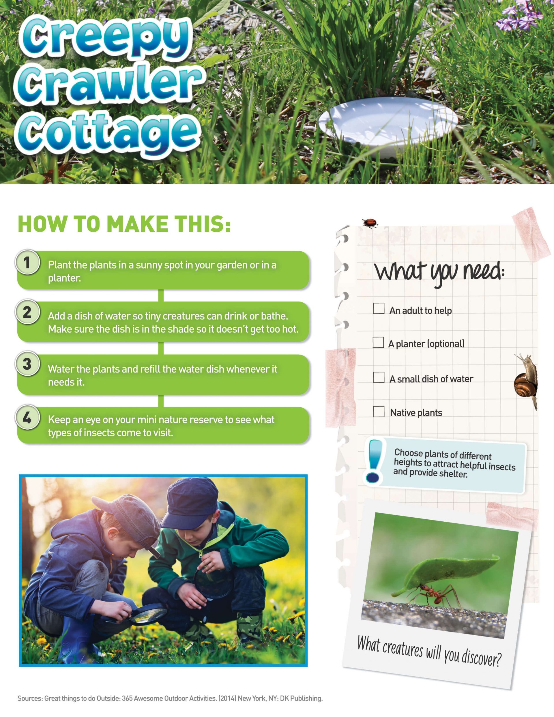 Creepy Crawler Cottage - Earth Rangers